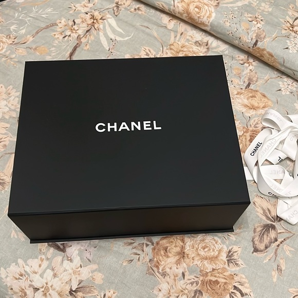 CHANEL | Accessories | Chanel Magnetic Handbag Box And Ribbon | Poshmark